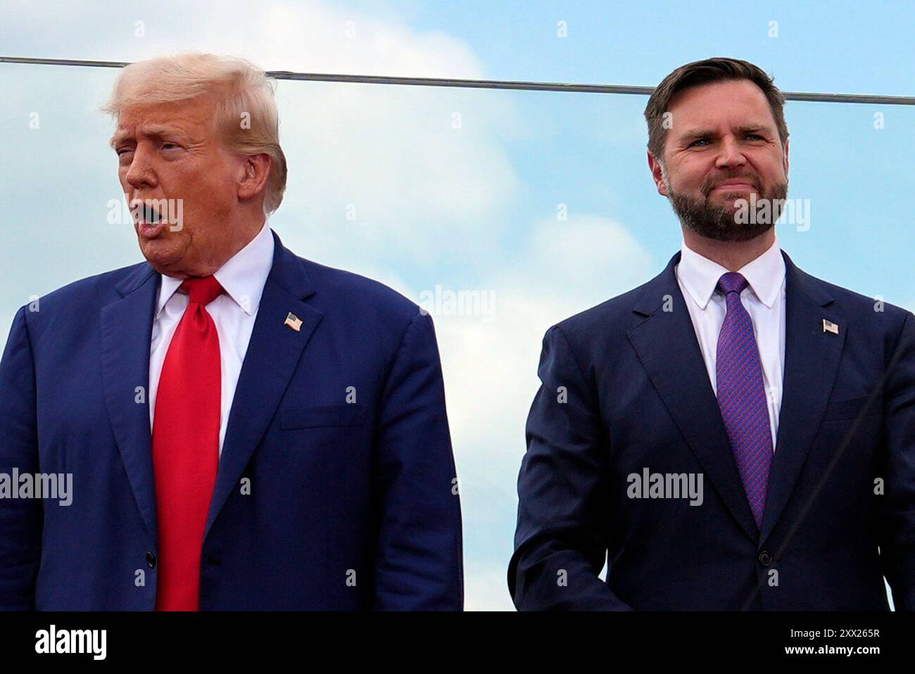 Republican presidential nominee former President Donald Trump and ...