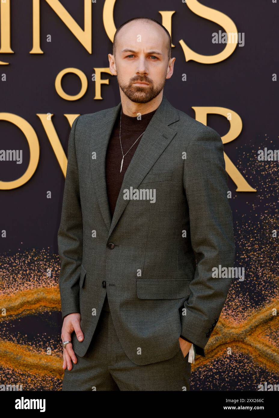 Harry Moran attends The Lord Of The Rings: The Rings Of Power Premiere at BFI Southbank in ...