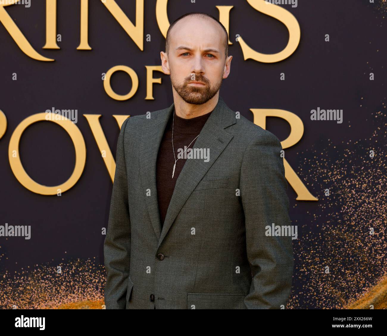 Harry Moran attends The Lord Of The Rings: The Rings Of Power Premiere at BFI Southbank in ...