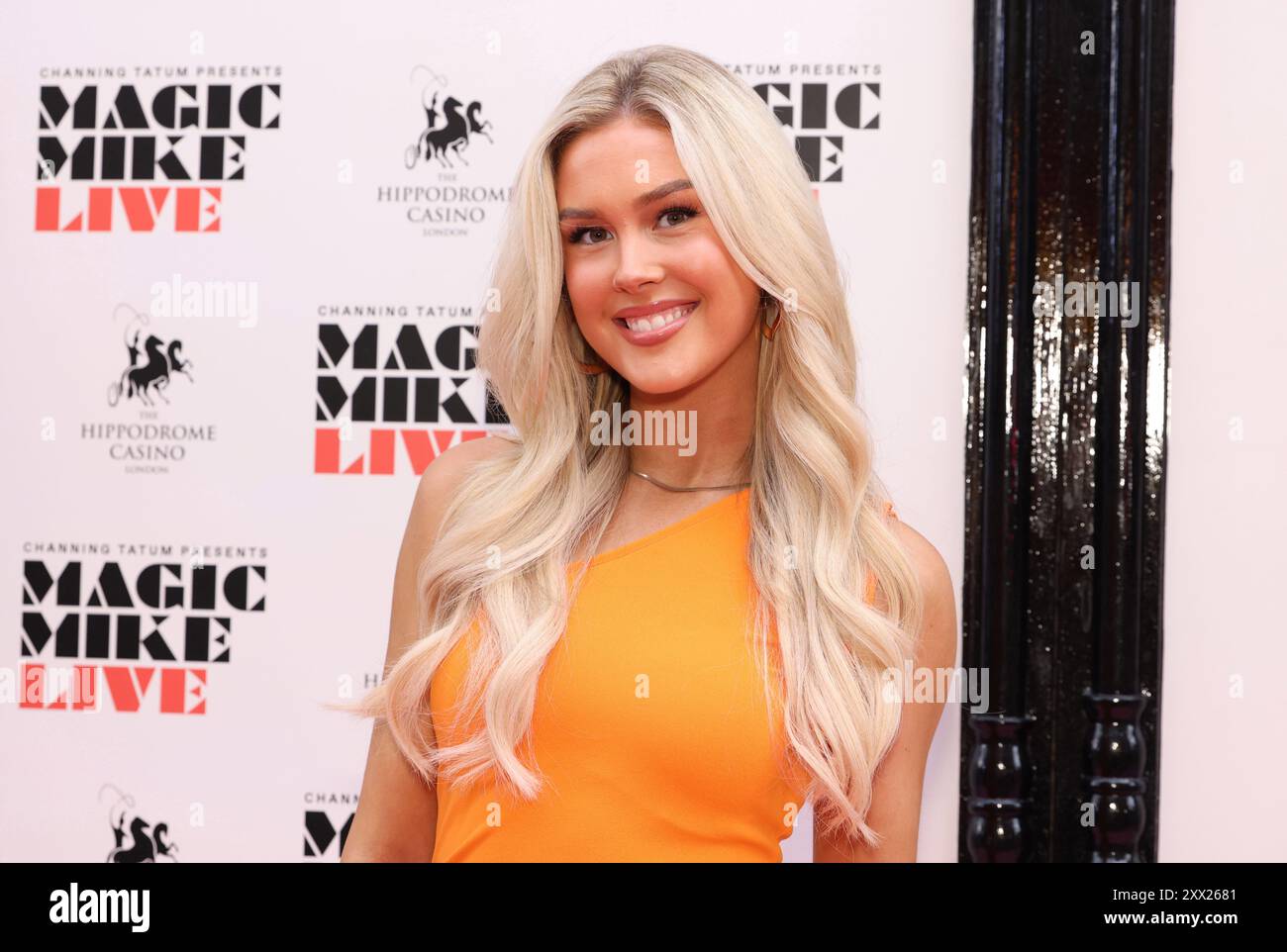 London, UK. Ellie Jackson at a special performance of Magic Mike Live ...