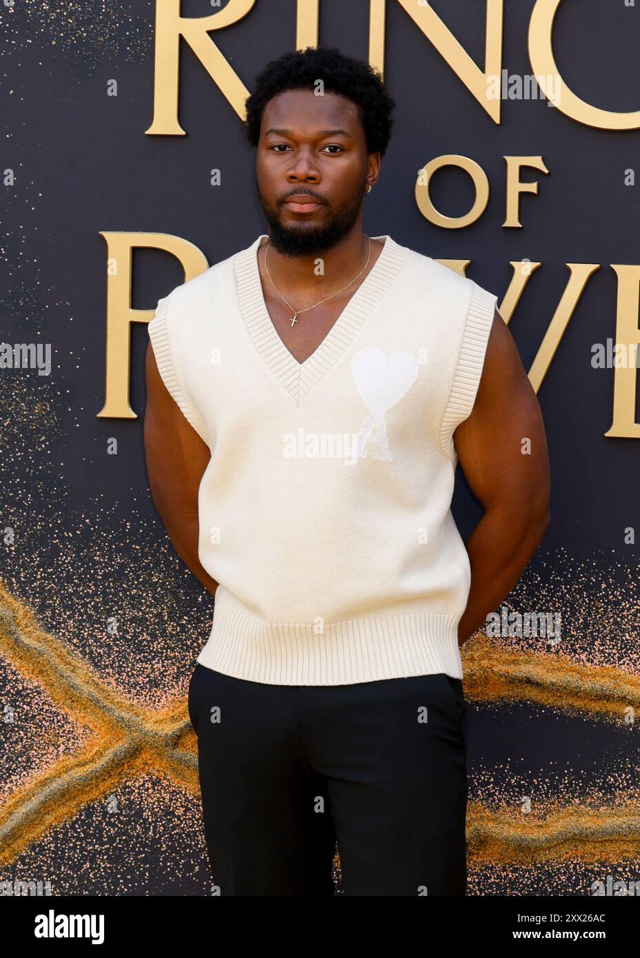 Eric Shango attends The Lord Of The Rings: The Rings Of Power Premiere ...