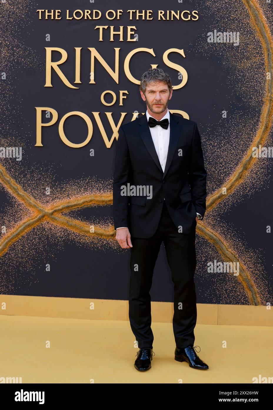 Sam Hazeldine attends The Lord Of The Rings: The Rings Of Power ...