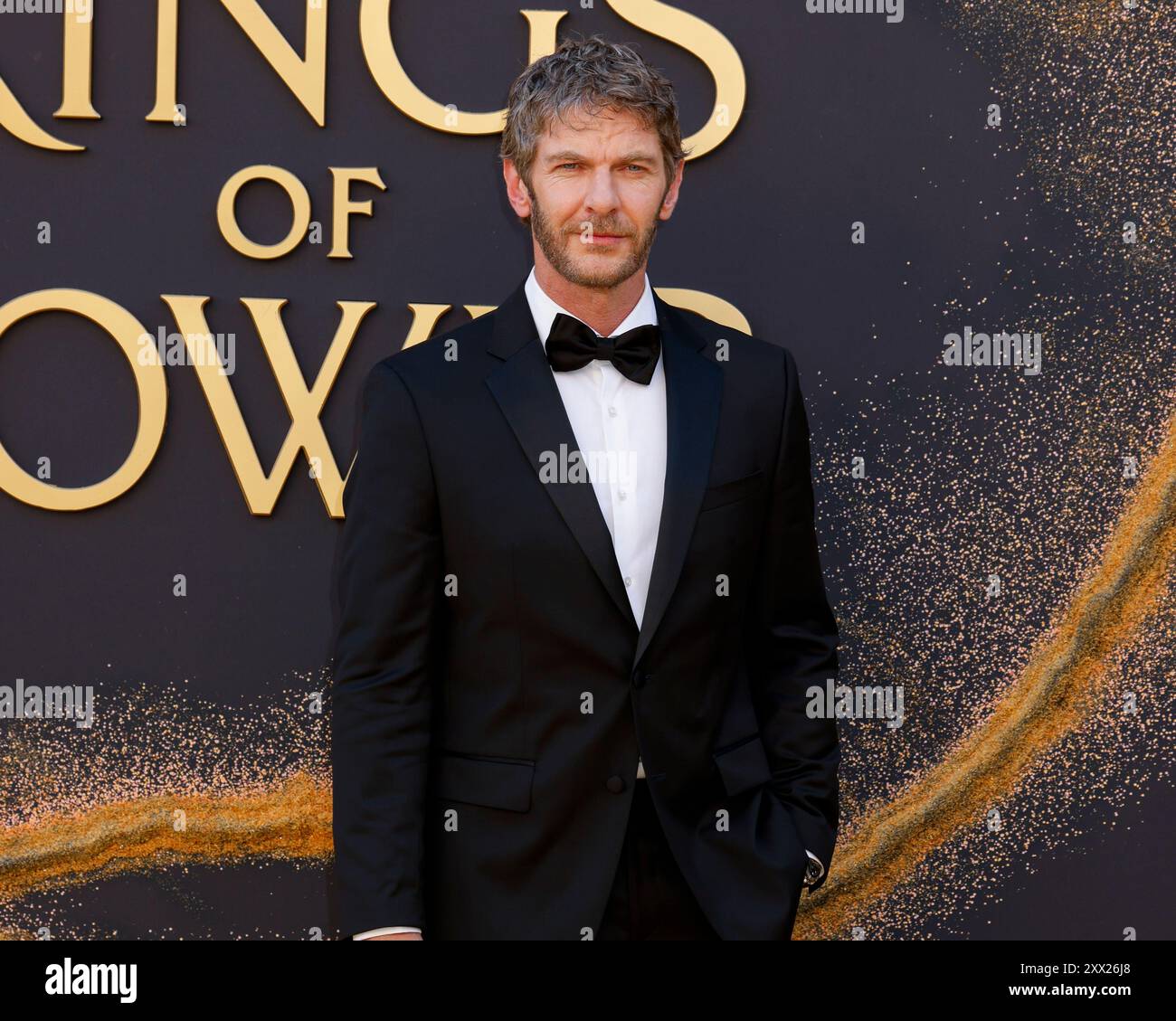 Sam Hazeldine attends The Lord Of The Rings: The Rings Of Power ...