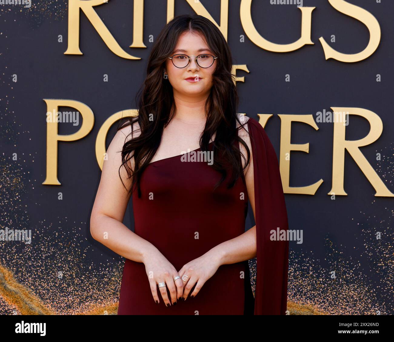 Megan Richards attends The Lord Of The Rings: The Rings Of Power ...