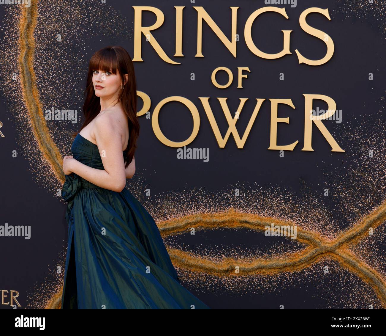 Markella Kavenagh attends The Lord Of The Rings: The Rings Of Power ...