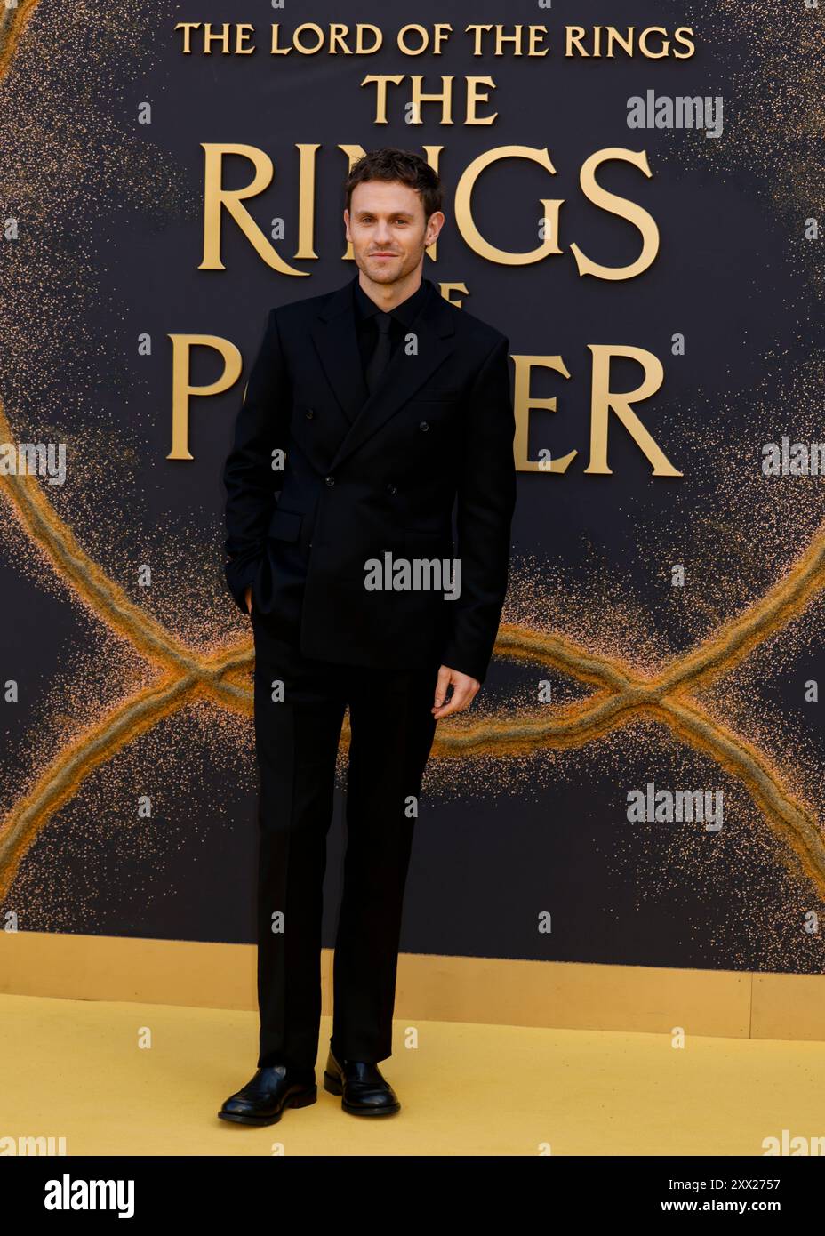 Charlie Vickers attends The Lord Of The Rings: The Rings Of Power ...