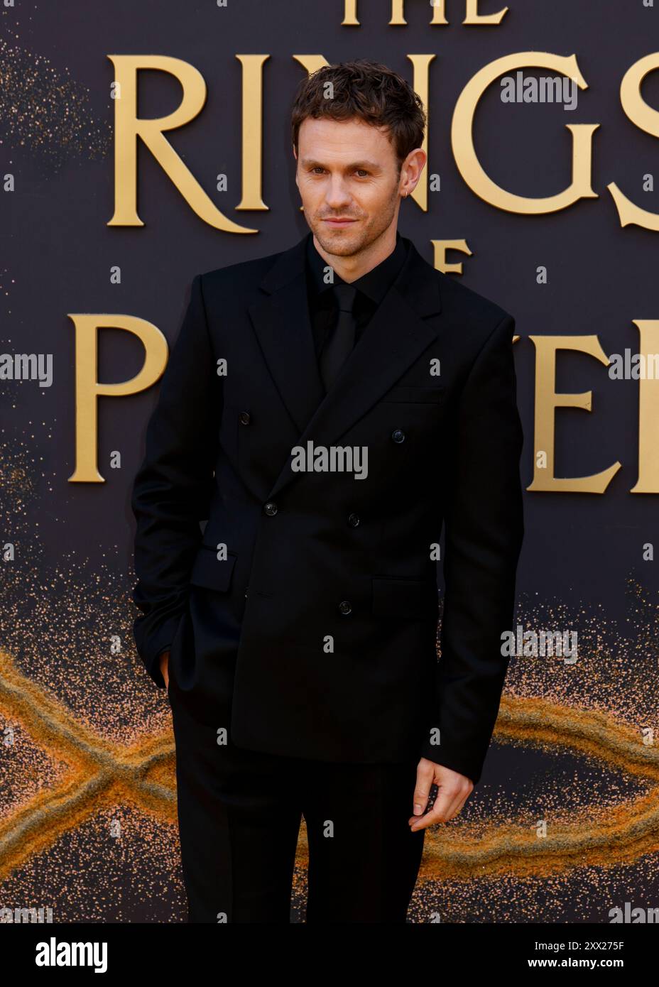 Charlie Vickers attends The Lord Of The Rings: The Rings Of Power ...