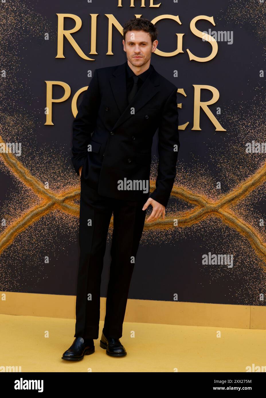 Charlie Vickers attends The Lord Of The Rings: The Rings Of Power ...