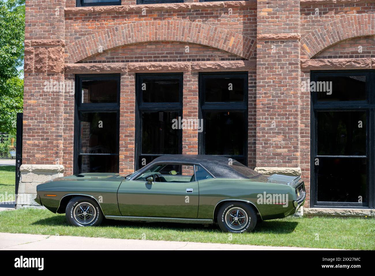 DEARBORN, MI/USA - JUNE 15, 2024: 1970 Plymouth 'Cuda (Barracuda) 383 ...