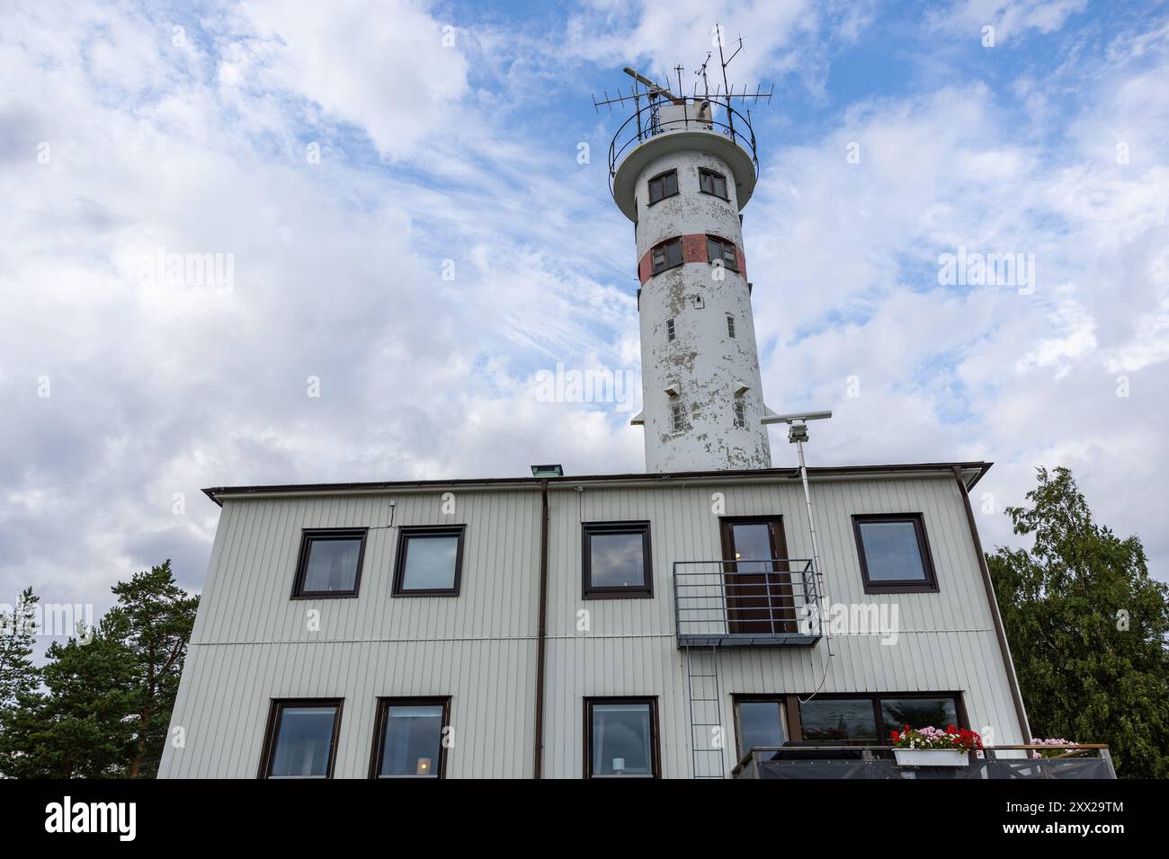 Skagsudde is a lighthouse and pilot station hi-res stock photography ...