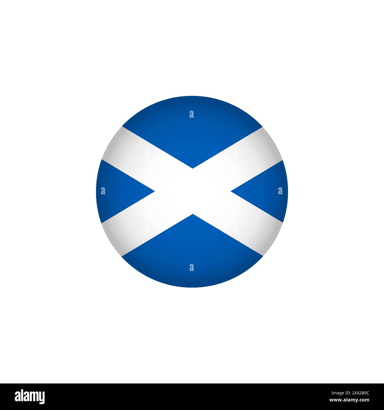 Scotland Europe Flag Icon. European Country Circled Flag. Stock Vector ...