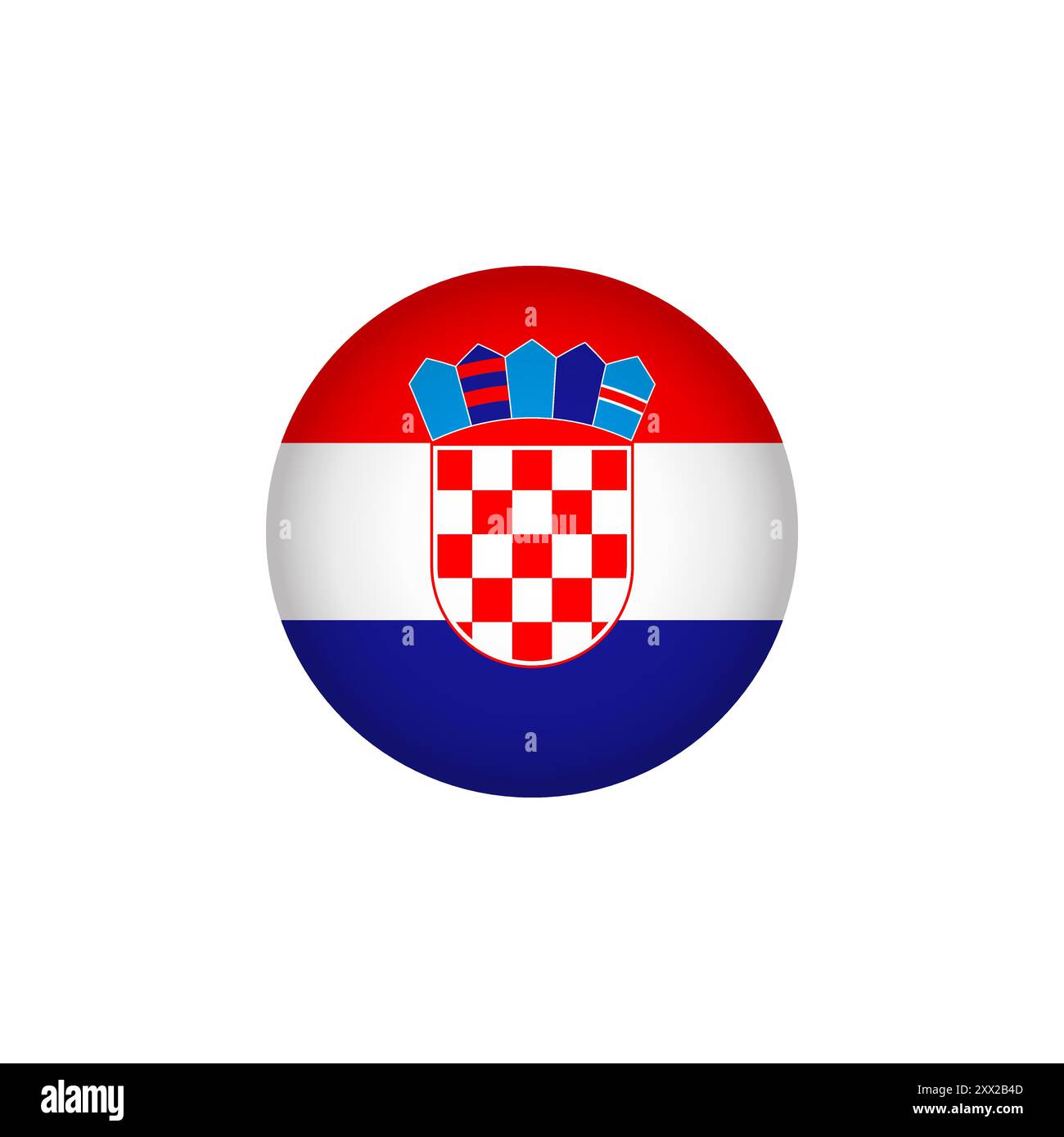 Europe Flag Icon. European Country Circled Flag. Stock Vector Graphics ...