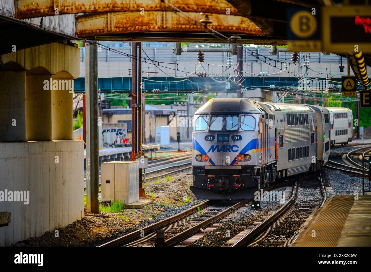 Baltimore light rail stations hi-res stock photography and images - Alamy
