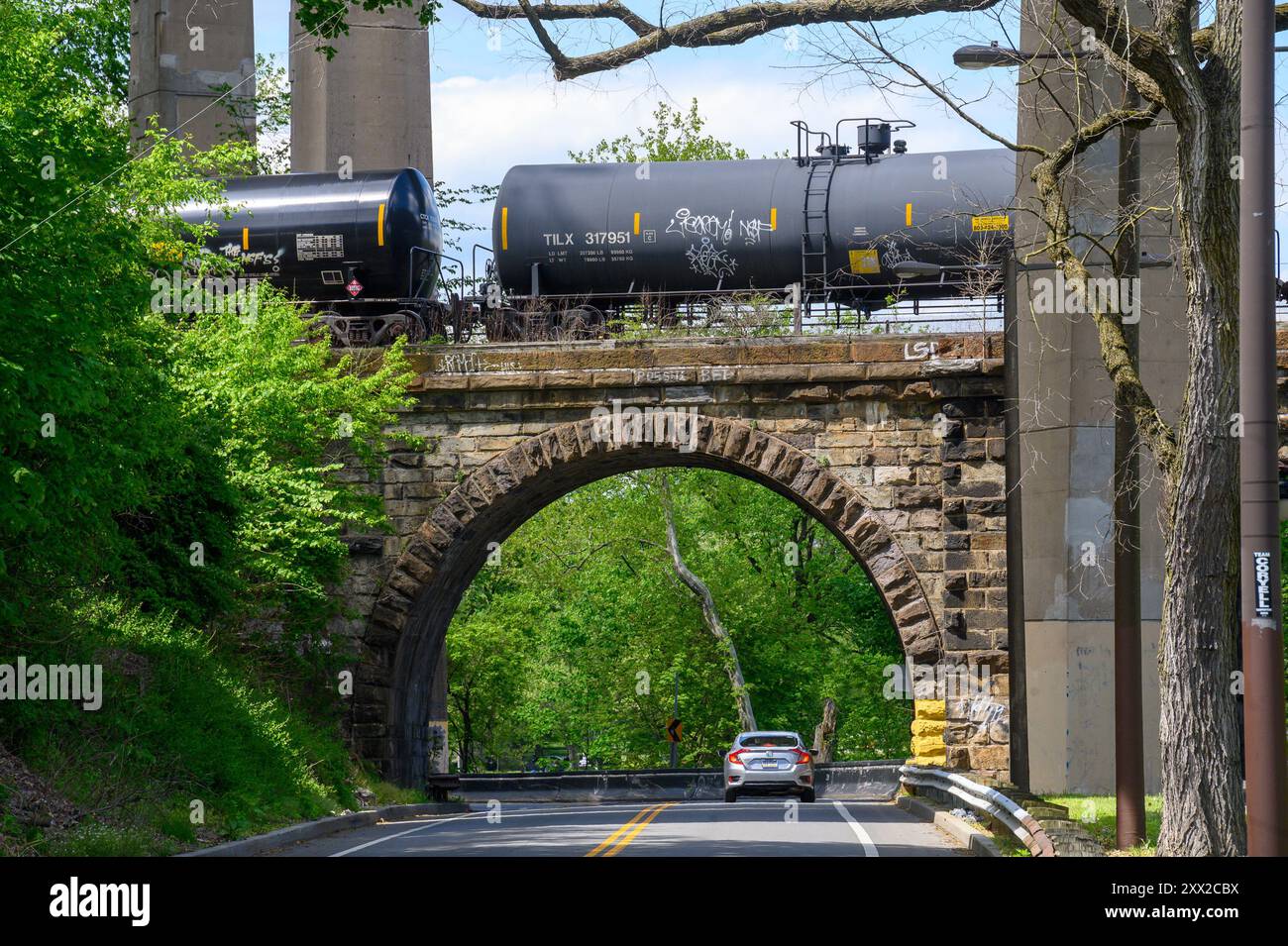NS freight trains thoughout the Philadelphia Aea Stock Photo - Alamy