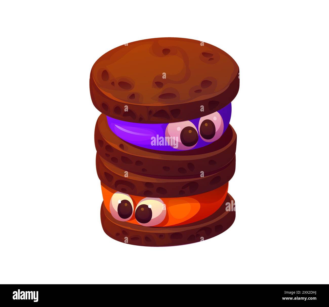 Cartoon chocolate cookies, Halloween holiday sweets and desserts ...
