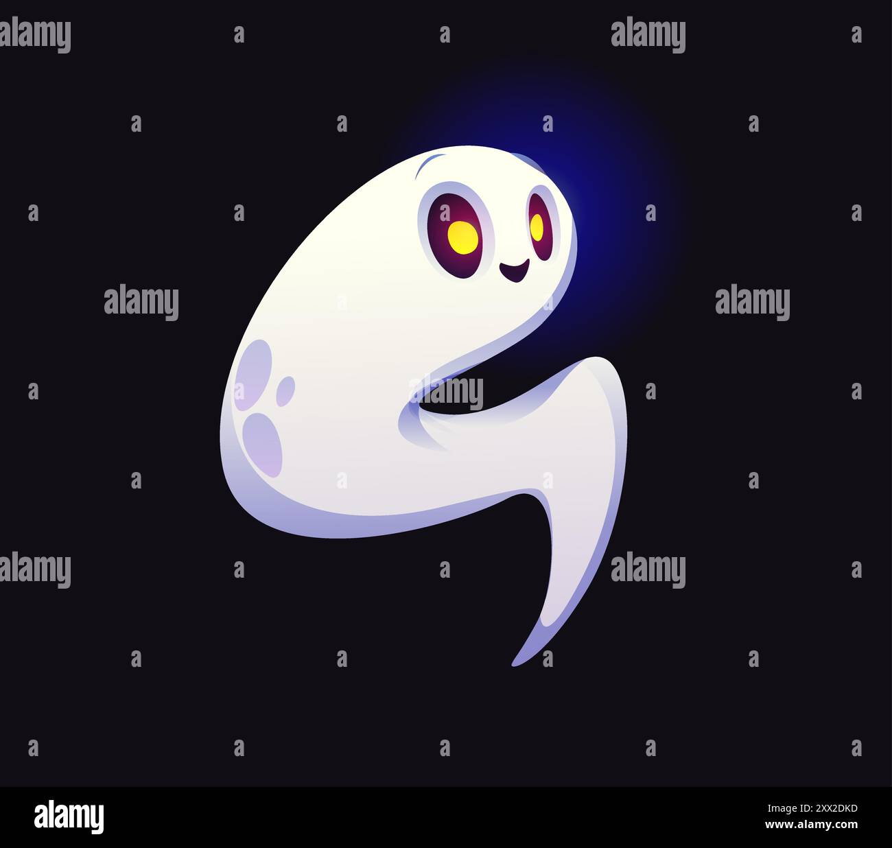 Number four Halloween ghosts font, scary typeface, horror evil type ...