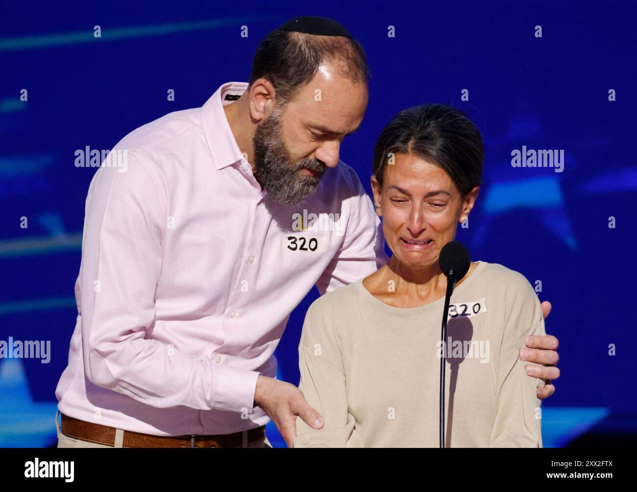 Chicago, United States. 21st Aug, 2024. Rachel Goldberg, mother of ...