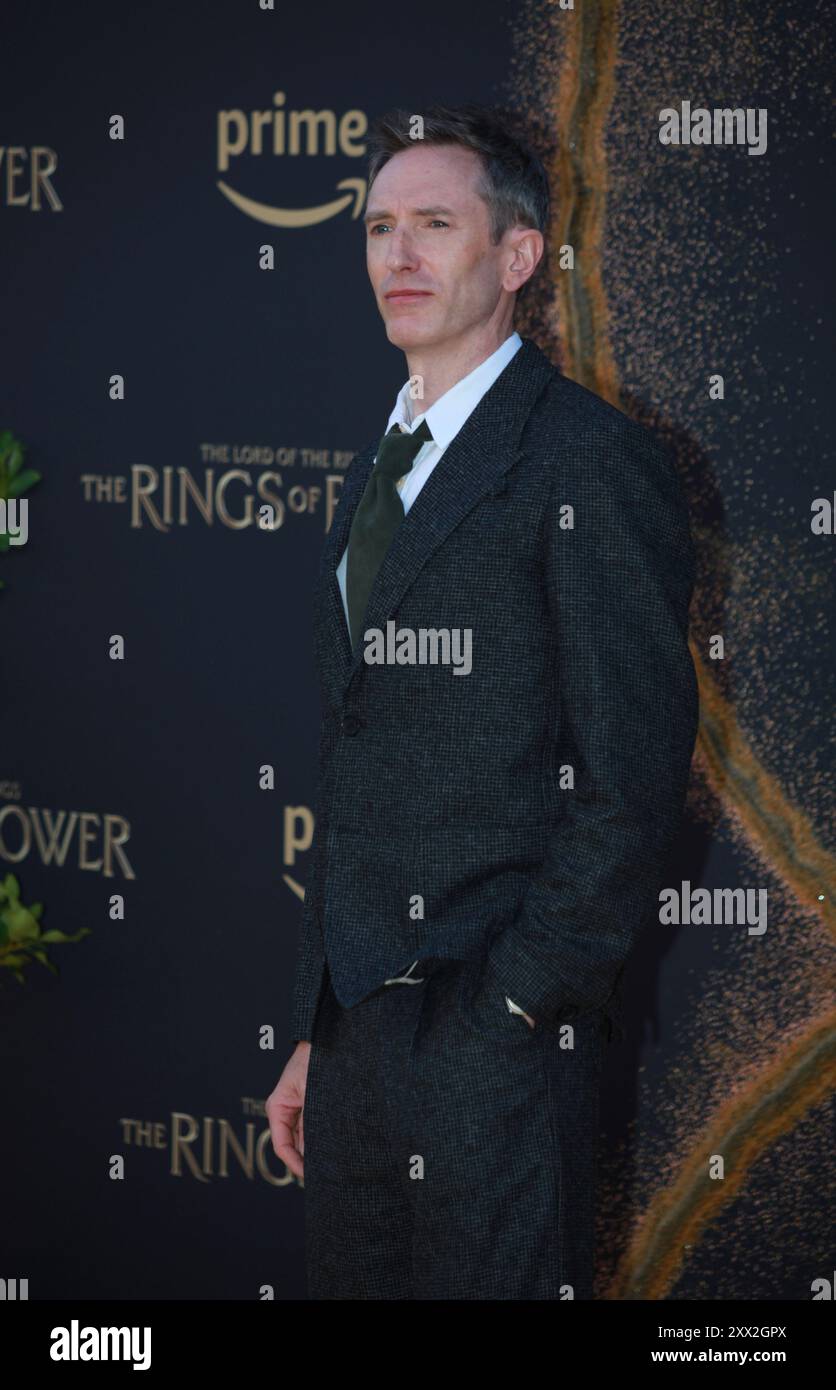 London, UK. Daniel Weyman at The Lord of the Rings: The Rings of Power ...