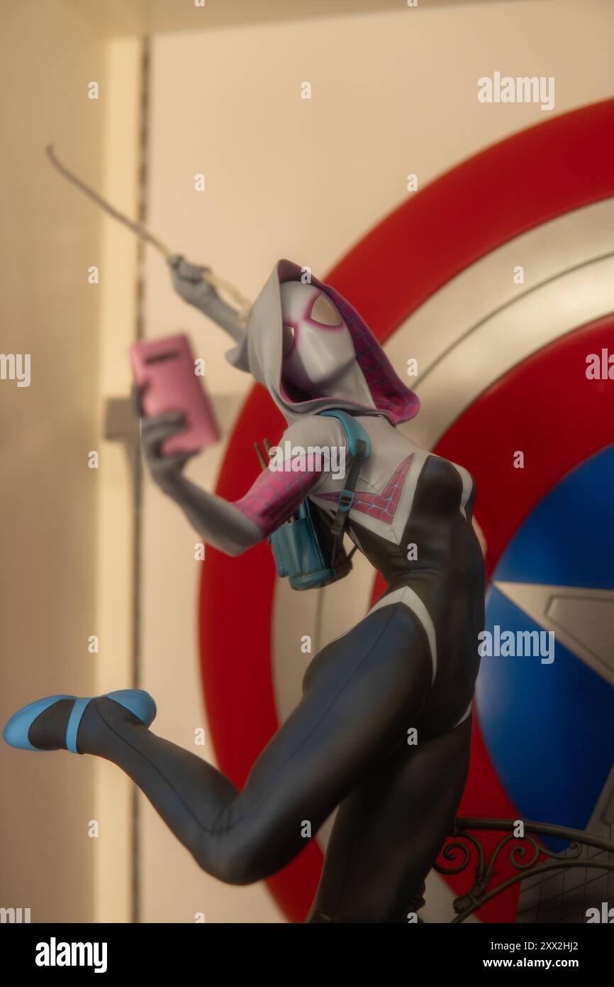 Spider-Gwen Action figure Stock Photo - Alamy