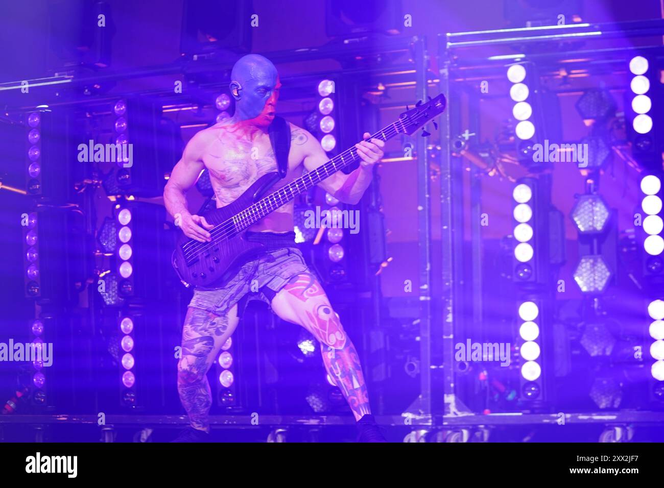 Ryan Martinie, bassist of the American heavy metal band Mudvayne ...