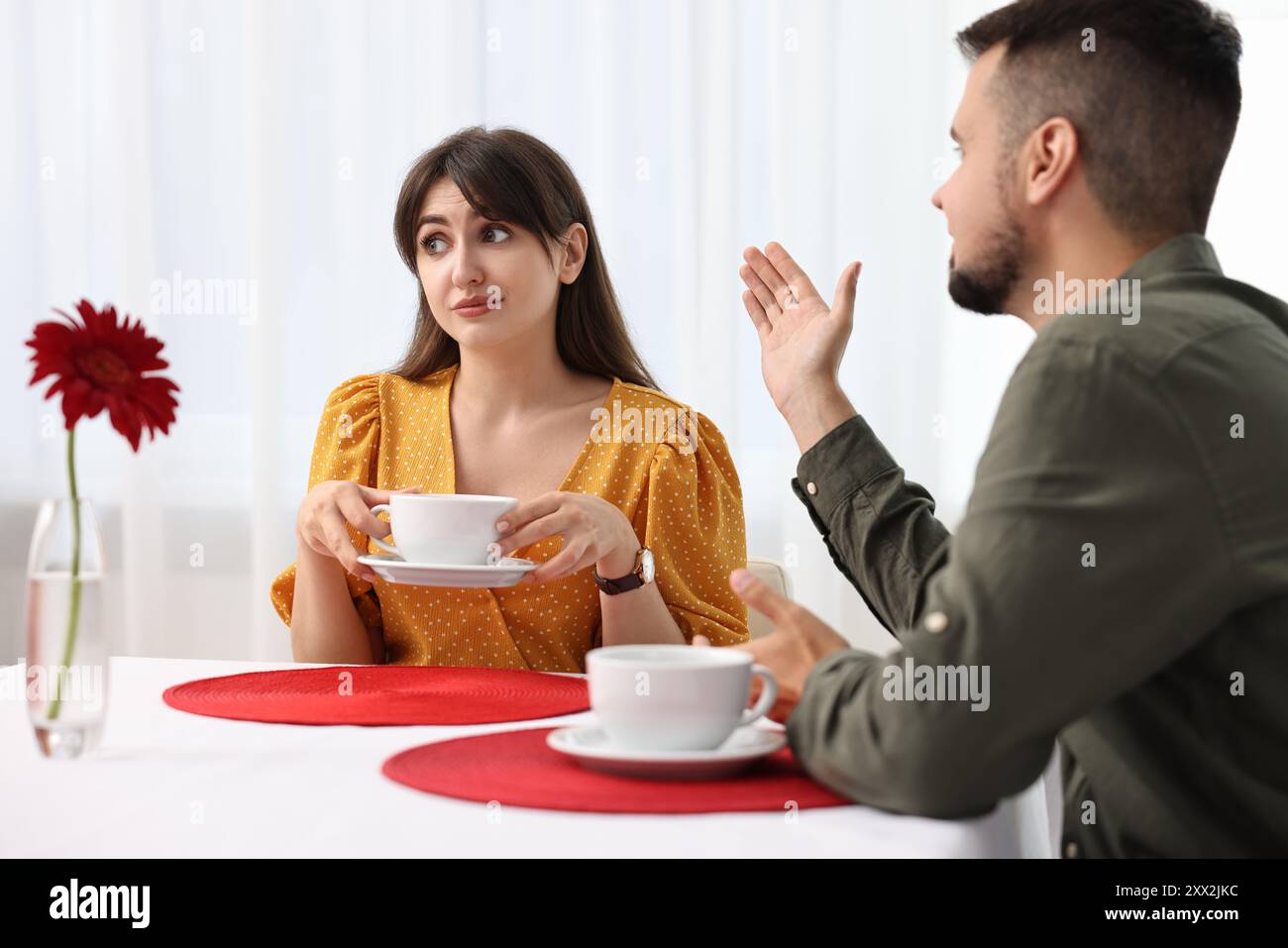 Embarrassing embarrassment female hi-res stock photography and images ...