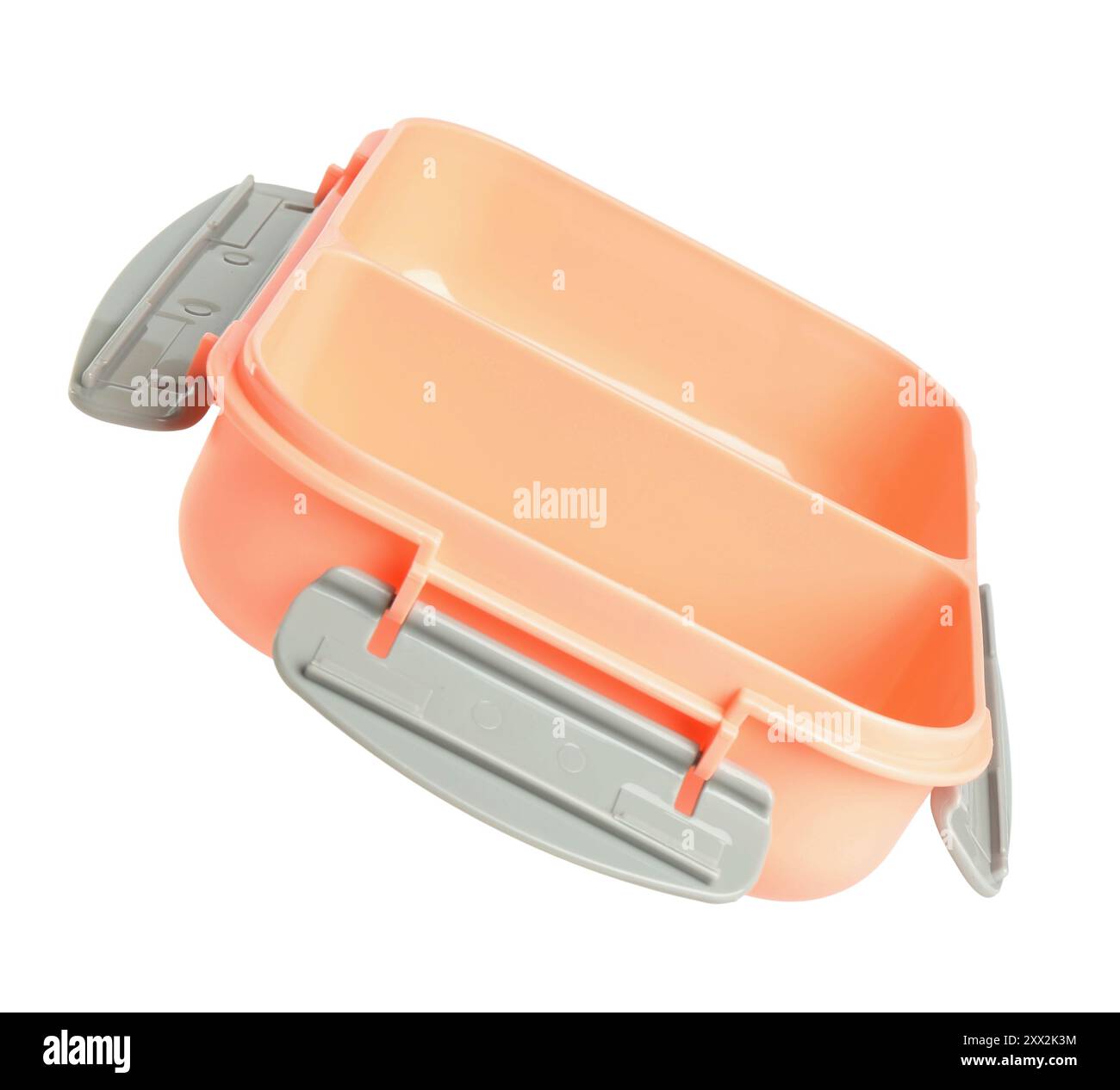 Empty plastic lunch box isolated on white Stock Photo - Alamy