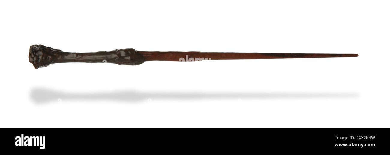 Magic wand in air on white background Stock Photo - Alamy