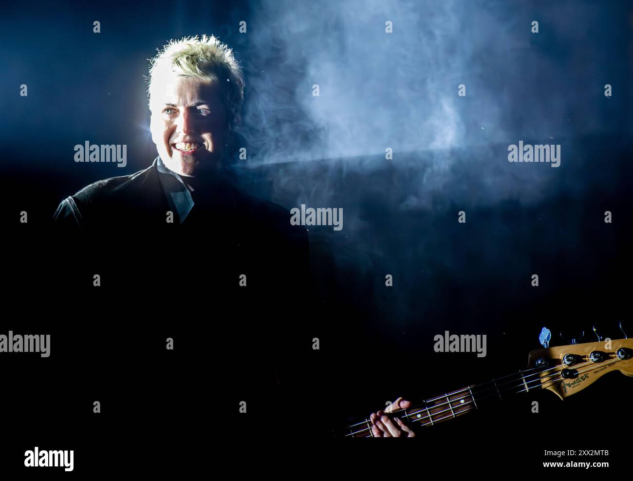 Halifax, UK. 21st Aug, 2024. Emma Richardson, new bassist and first ...