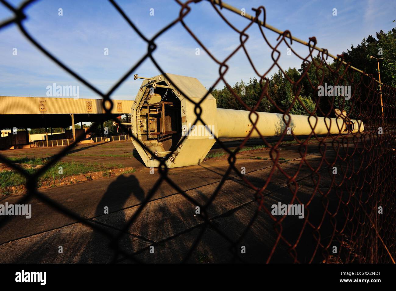 conning-tower at the memorial German DIvision Marienborn, Germany ...