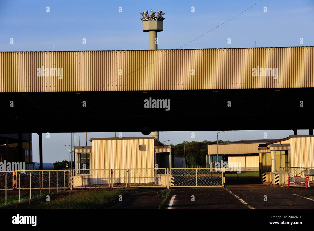 conning-tower at the memorial German DIvision Marienborn, Germany ...