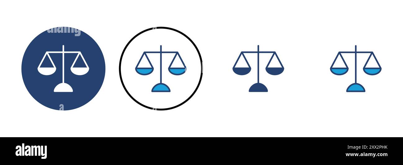 Scales icon vector. Law scale icon. Scales vector icon. Justice Stock ...
