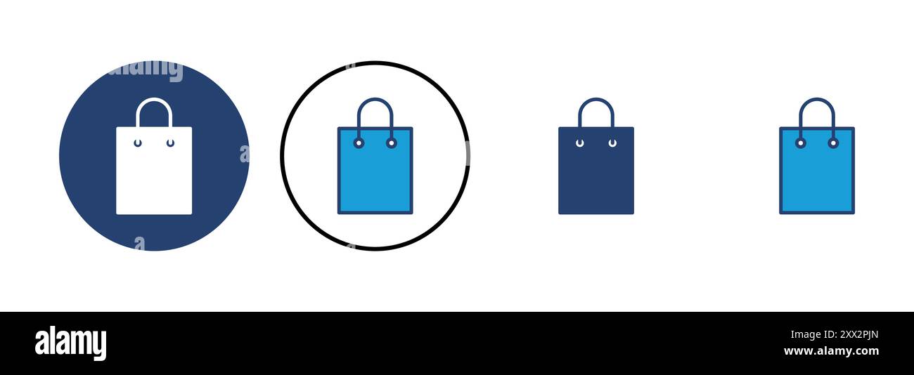 Shopping bag icon vector. shopping icon vector Stock Vector Image & Art ...