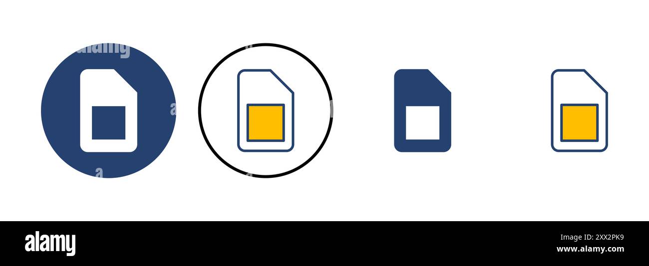 Dual sim icon hi-res stock photography and images - Alamy