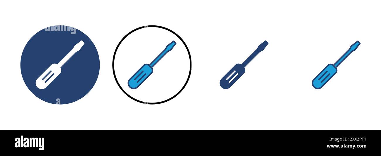 Screwdriver icon vector. tools icon vector Stock Vector Image & Art - Alamy