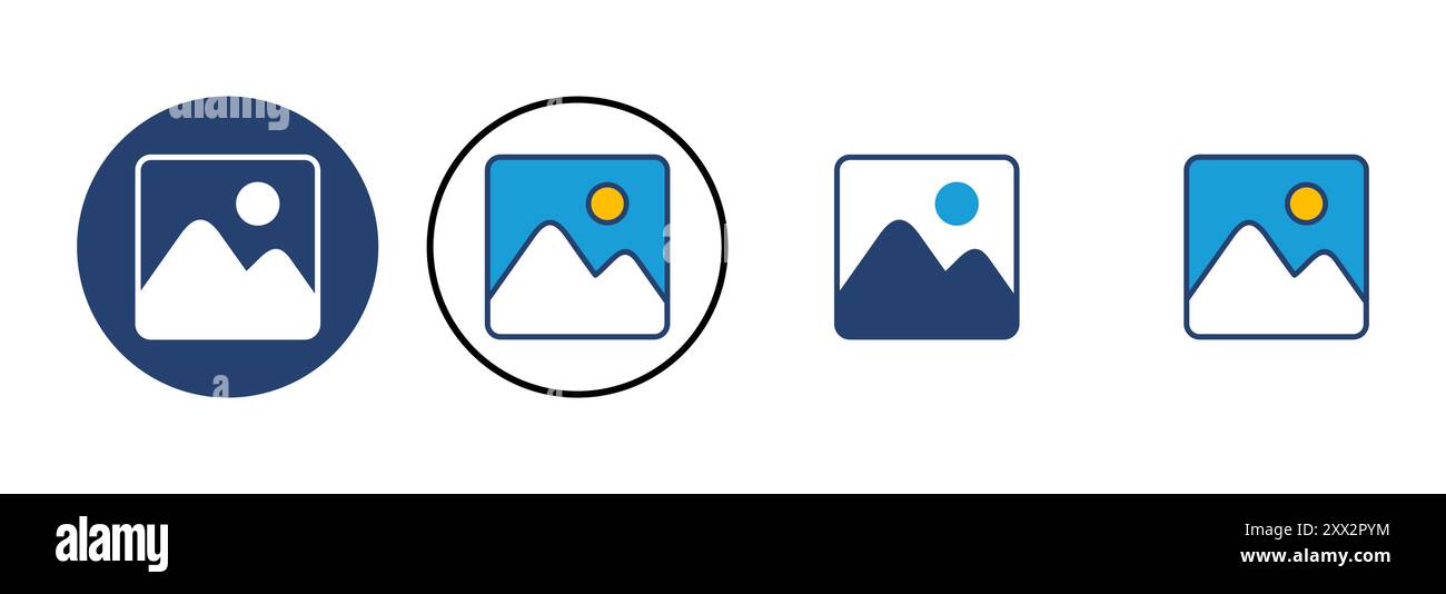 Picture icon vector. photo gallery icon symbol Stock Vector Image & Art ...