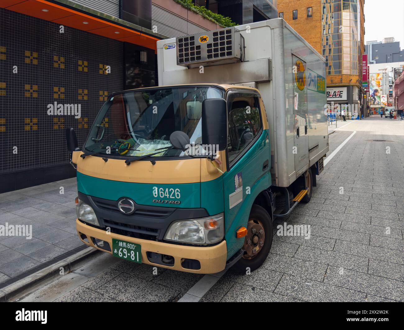 Yamato Transport delivery truck at Kabukicho 2 Chome in Kabukicho, Shinjuku City, Tokyo, Japan ...