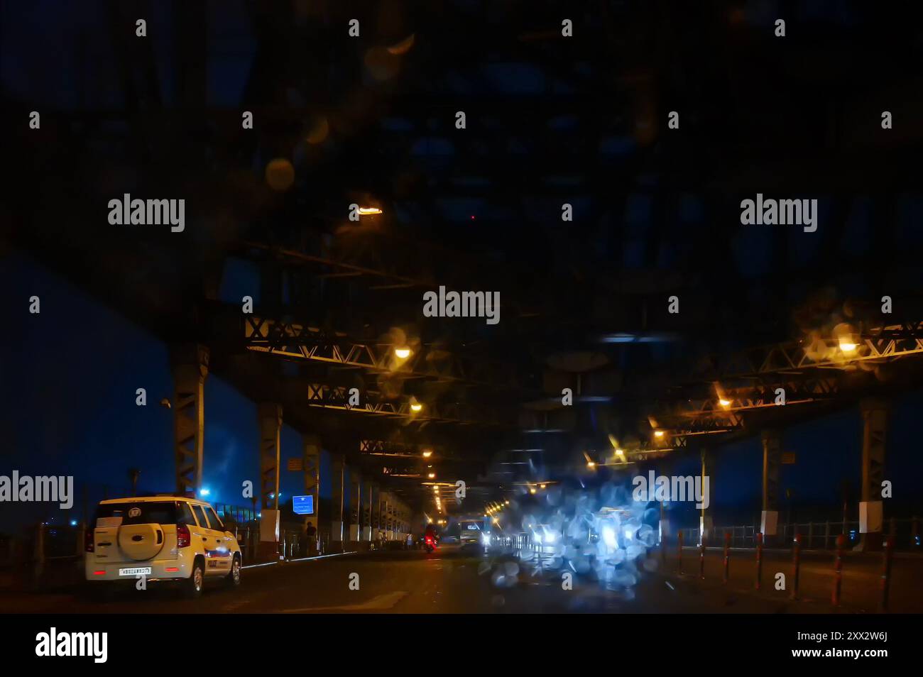 Kolkata, West Bengal, India - 24th October 2020 : Howrah bridge at ...