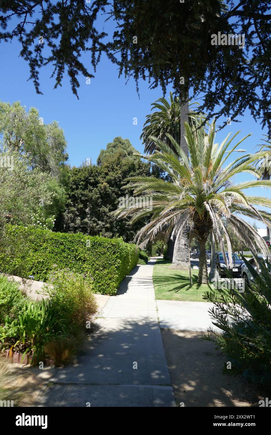 Santa Monica, California, USA 19th August 2024 Georgina Avenue on ...