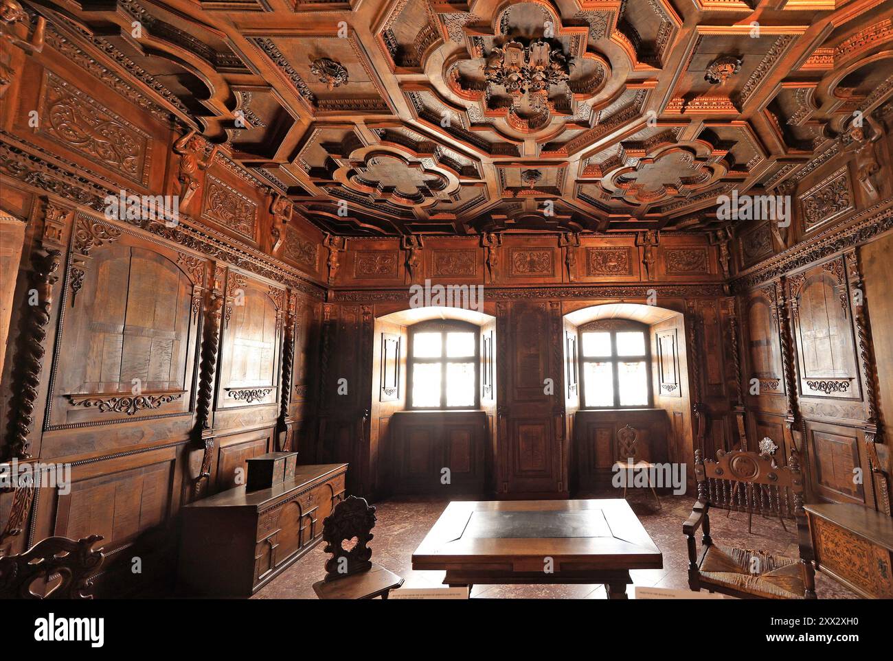 Interior castle architecture design in Flims, Switzerland, Metropolitan ...