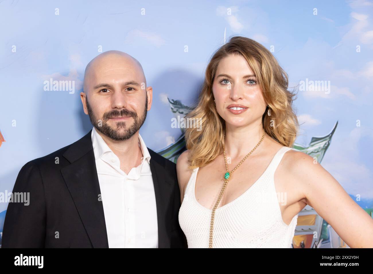 Los Angeles, USA. 18th August, 2024. Adam Elliot (L), Emily Kincaid (R ...