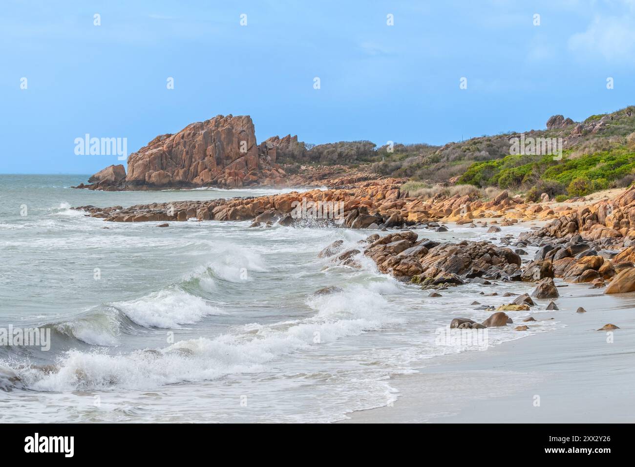 Castle Rock, near Dunsborough in Western Australia, is a massive chunk ...