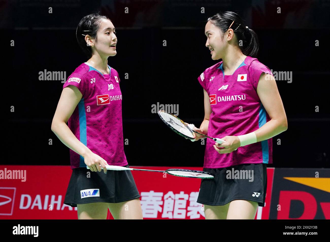 Kanagawa, Japan. 22nd Aug, 2024. Rin Iwanaga (JPN), Kie Nakanishi (JPN ...