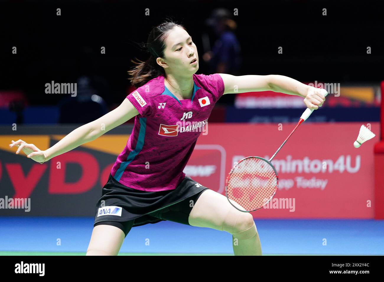 Kanagawa, Japan. 22nd Aug, 2024. Aya Ohori (JPN) Badminton : Daihatsu Japan Open 2024 Women's ...