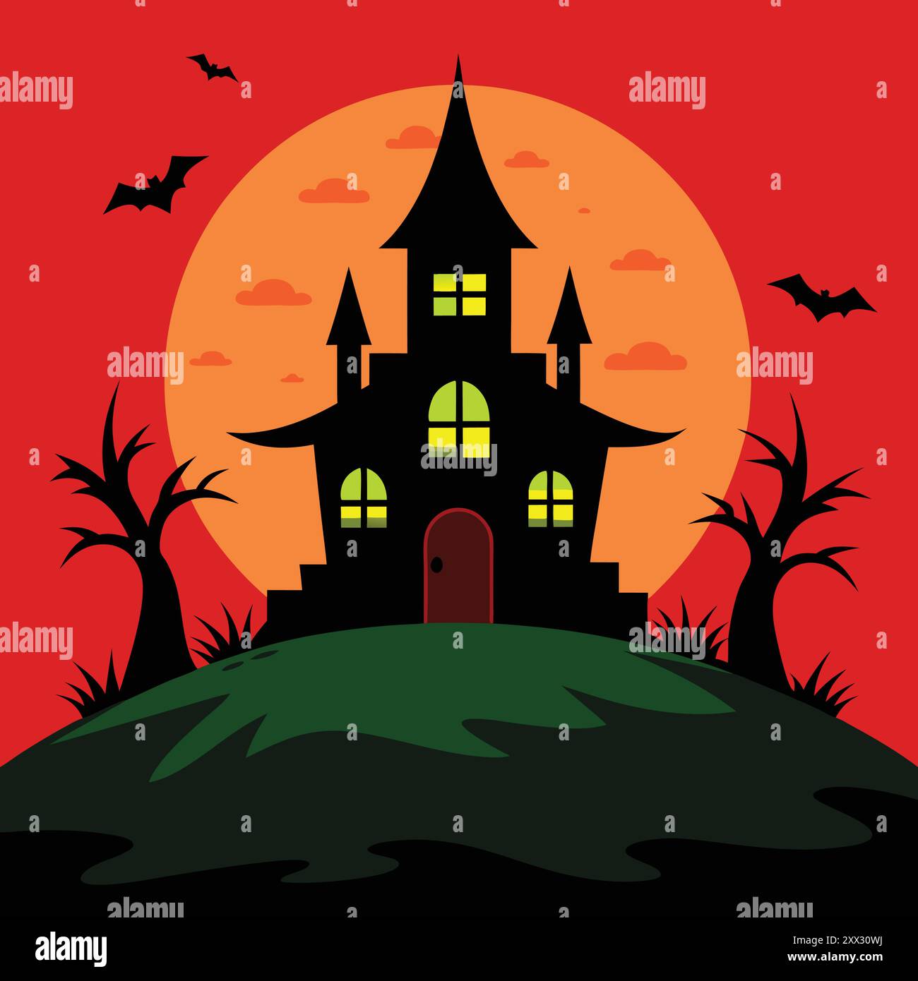 Horrorbackground Stock Vector Images - Alamy