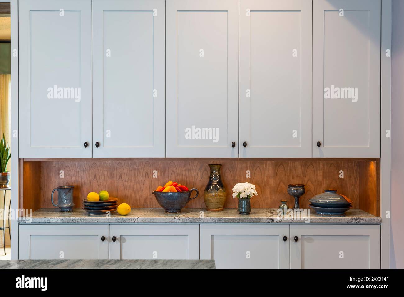 Red birch shelf interior hi-res stock photography and images - Alamy