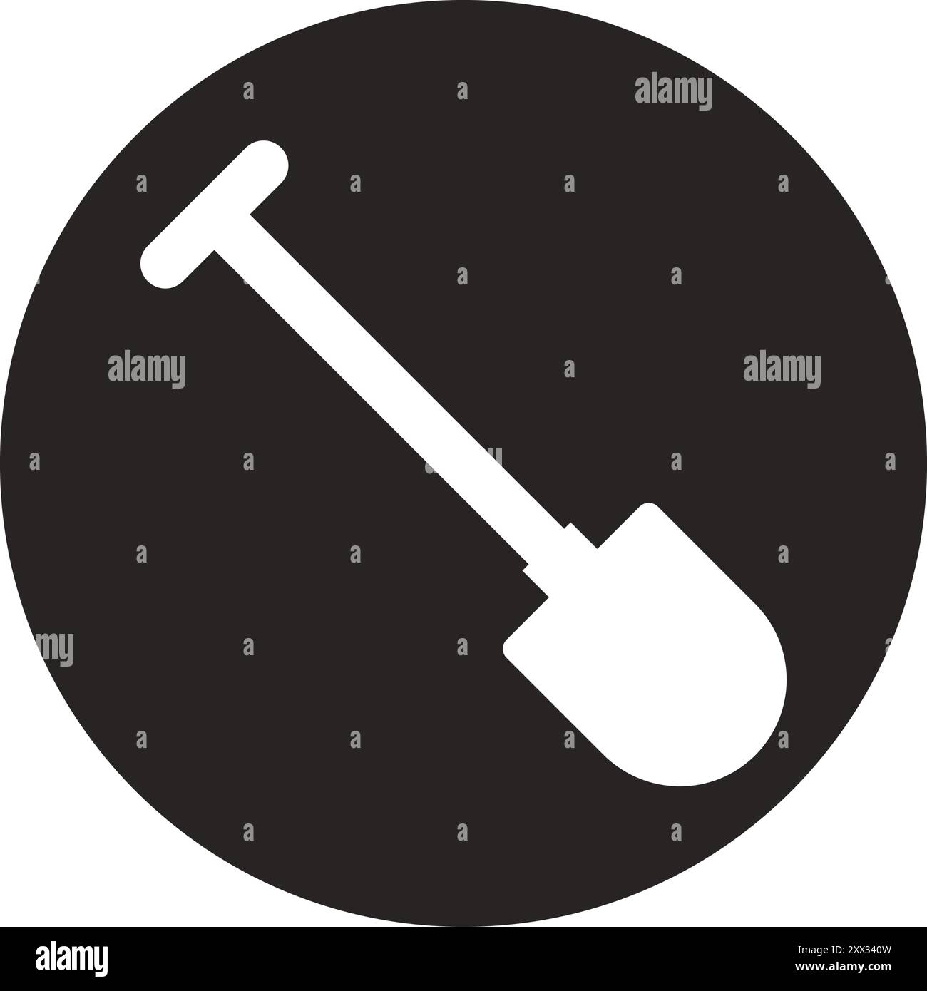 shovel vector icon illustration symbol design Stock Vector Image & Art ...