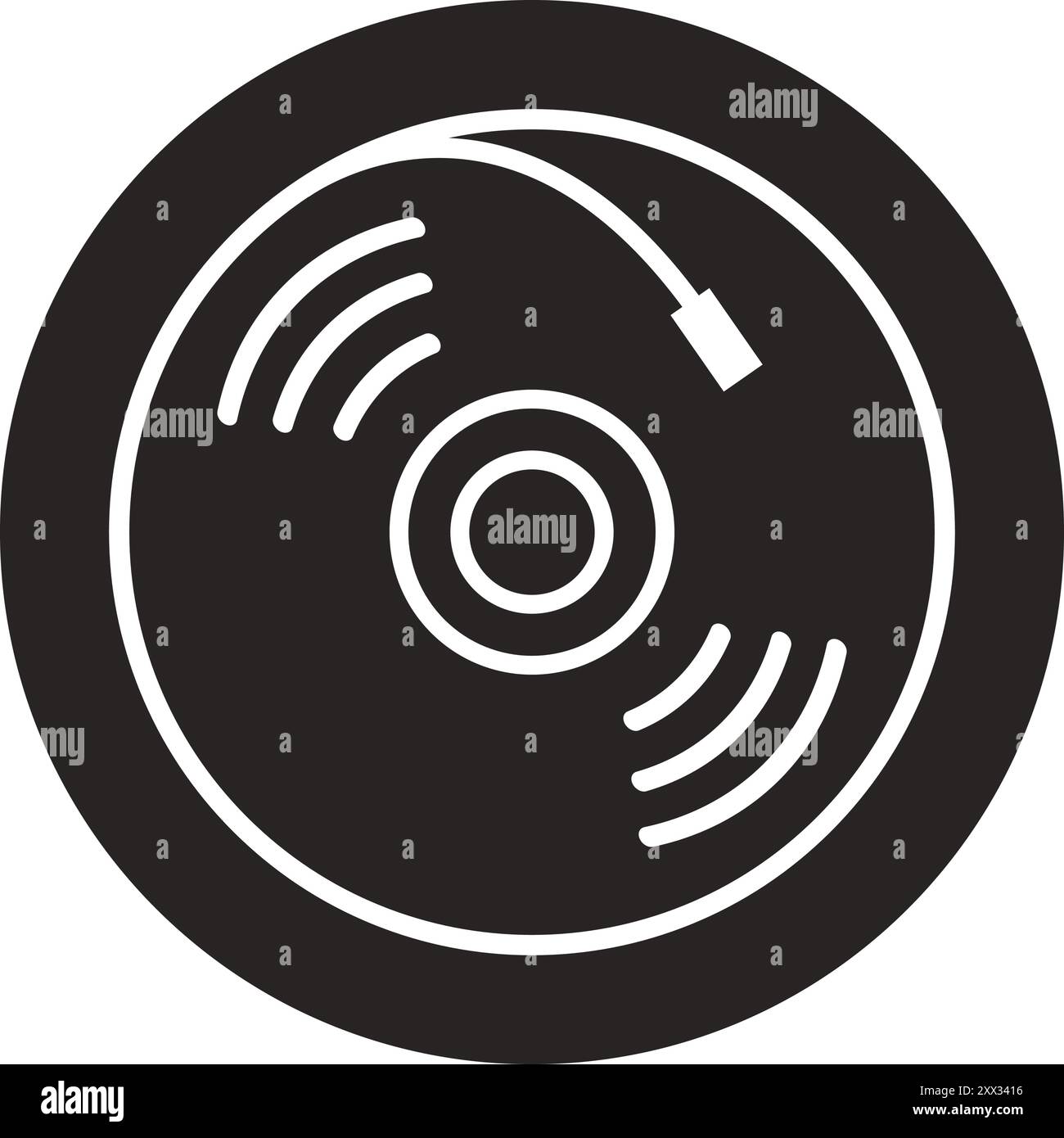 Cartoon vinyl record hi-res stock photography and images - Alamy