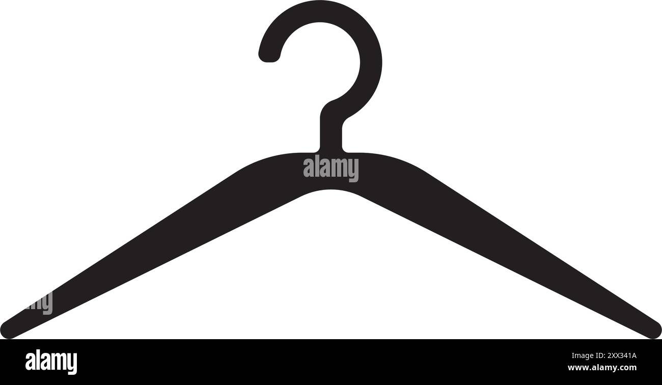 Hanger clothes element icon vector hi-res stock photography and images ...