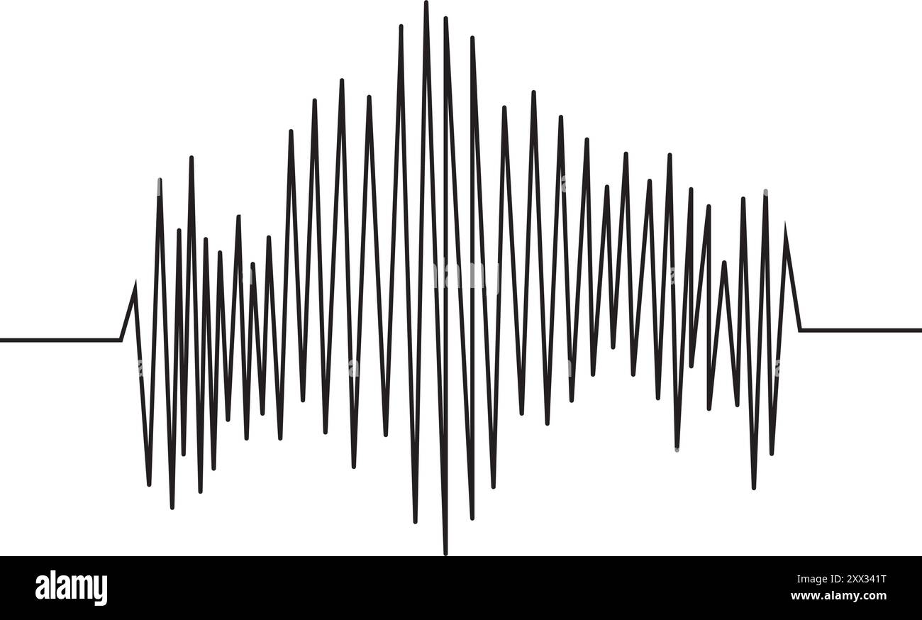 sound wave icon vector illustration logo design Stock Vector Image ...