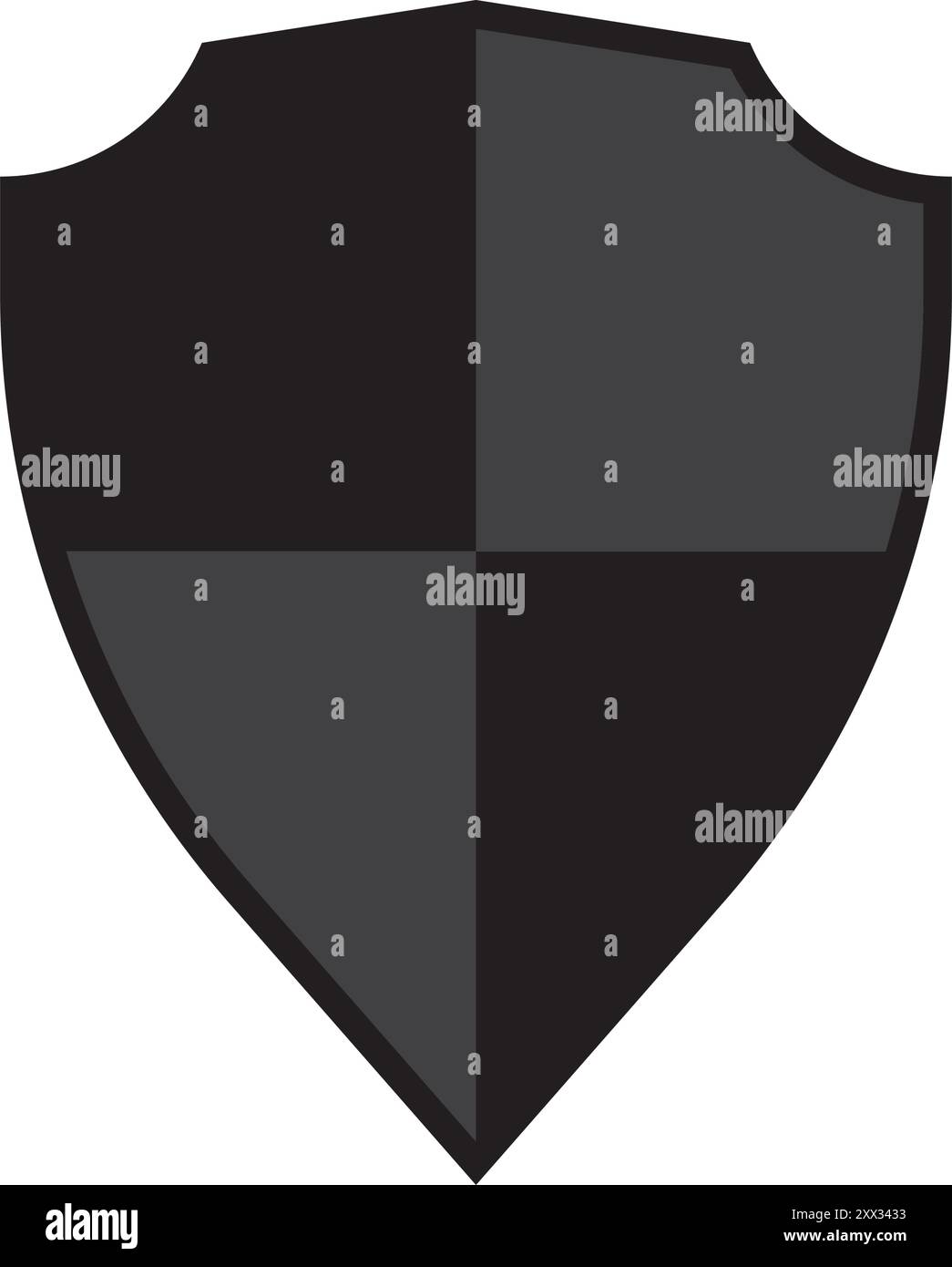 Shield check mark logo icon hi-res stock photography and images - Alamy